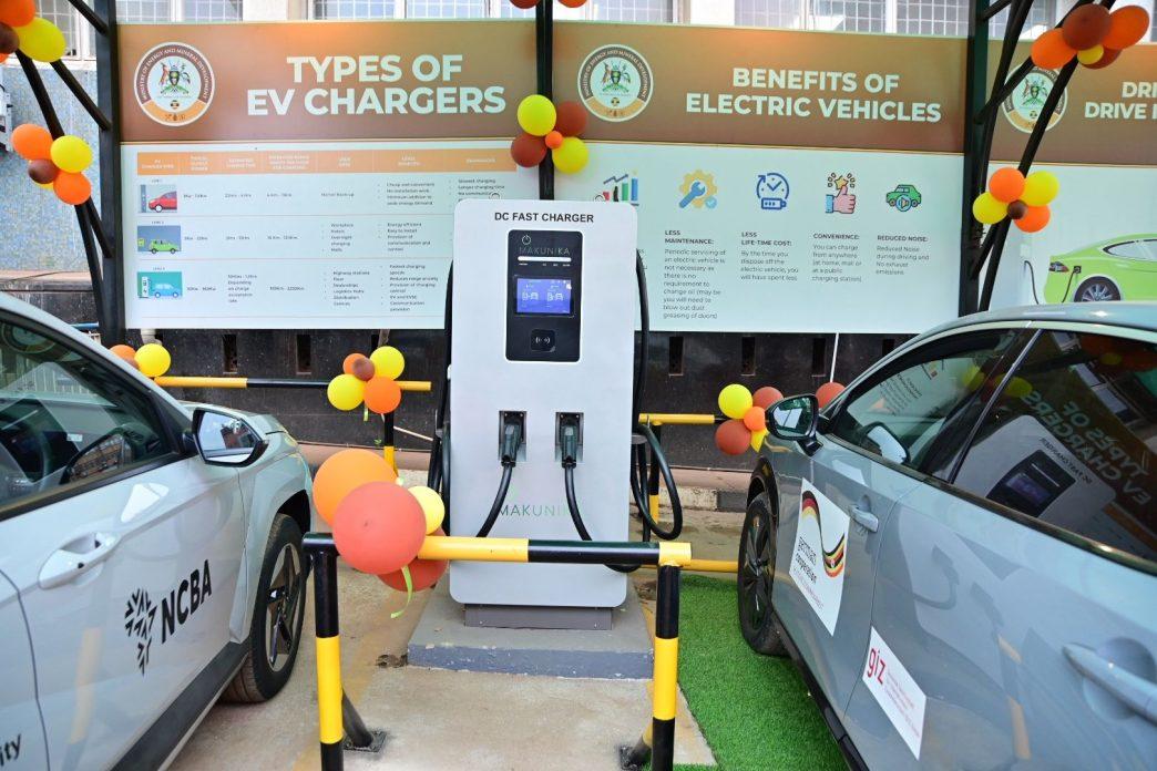 The launch of Uganda's first public EV charging station